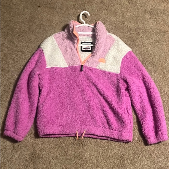 Limited Too | Jackets & Coats | Limited Too Pink And White Sherpa ...